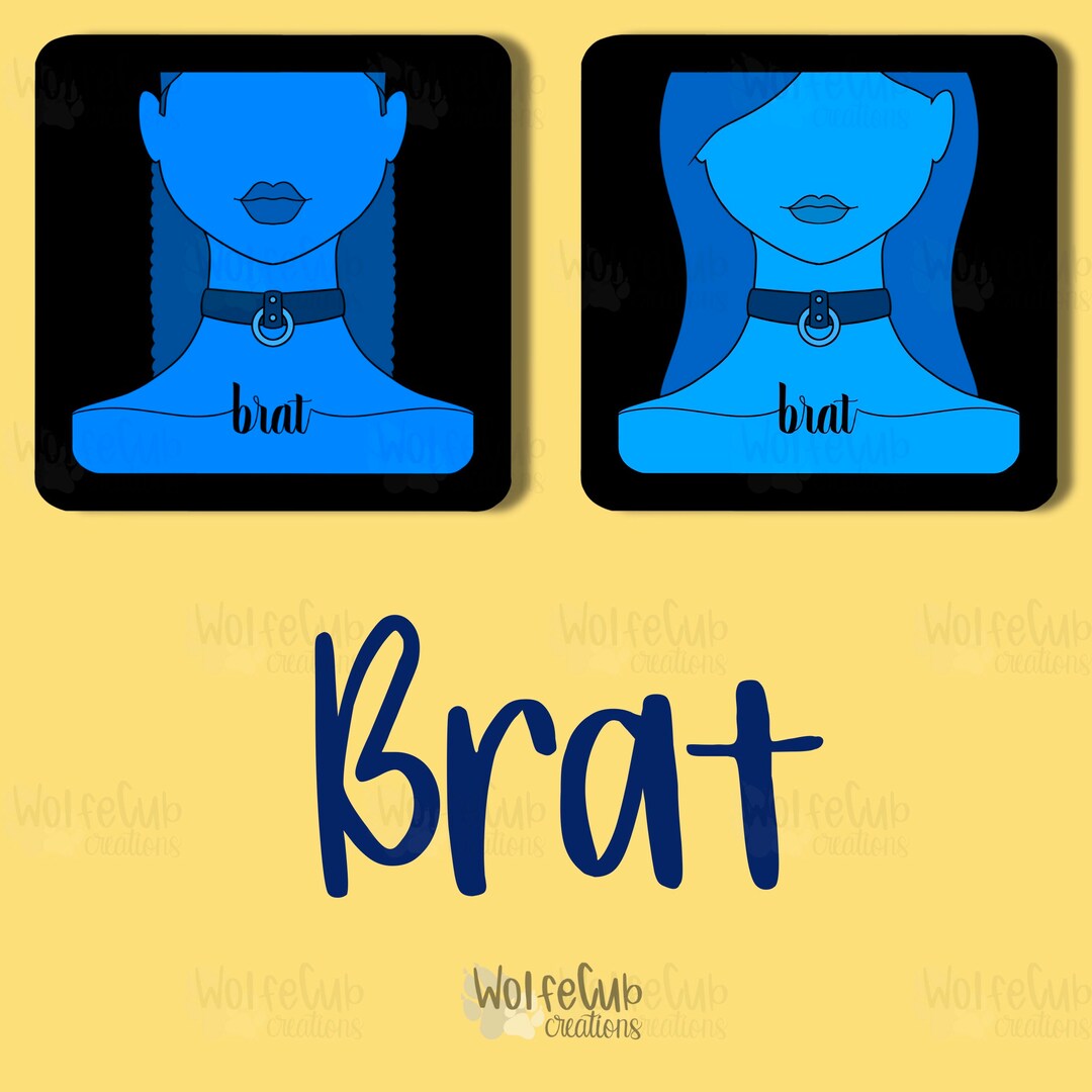 Brat Water Resistant Sticker | Good Girl | Submissive | Dominant | Sub ...