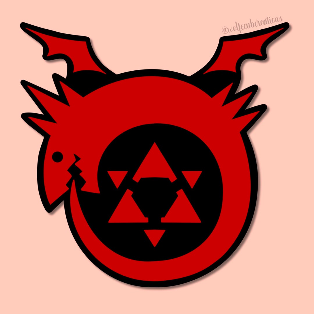 Ouroboros Water Resistant Sticker | Homunculus | Homunculi | Fullmetal ...