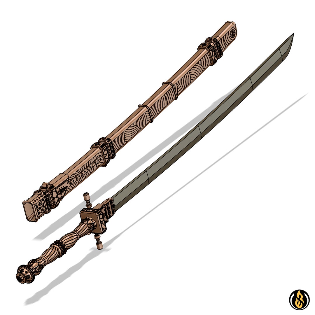 Bloodborne Chikage 3D Model STF File - Etsy