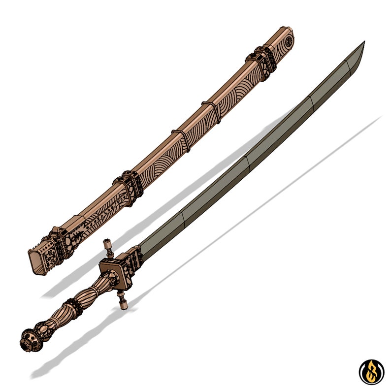 Bloodborne Chikage 3D Model STF File - Etsy