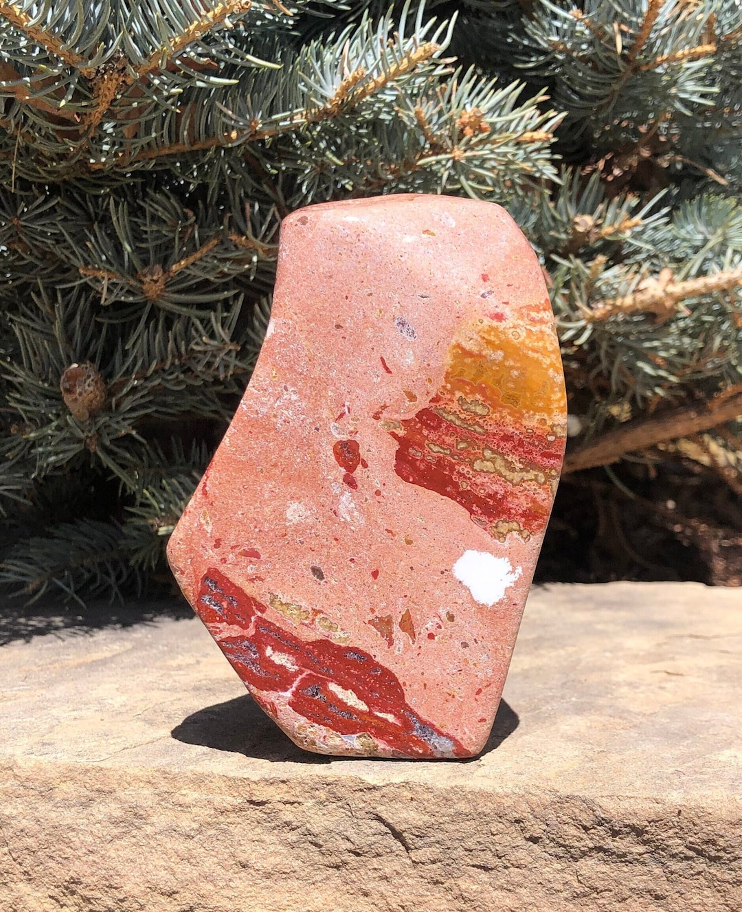Pink, Orange, & Red Ocean Jasper Crystal Freeform 1.4 Lbs - Etsy