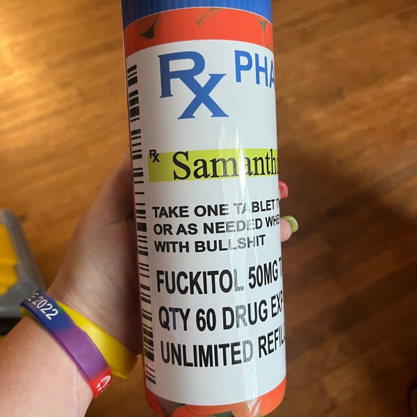 Pill Bottle Tumbler Png - Etsy