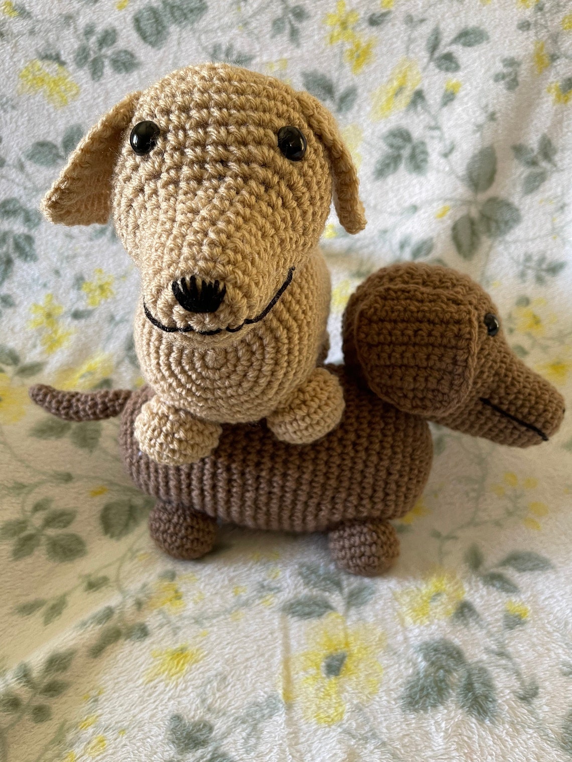 Dachshund Crochet Pattern PDF, Mini-doxin, Mini-dachshund Stuffed ...