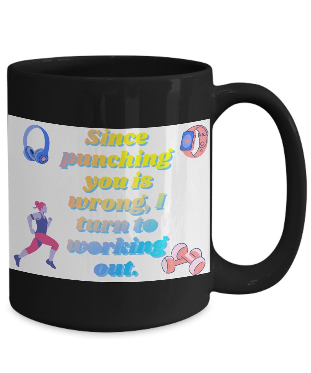 Fitness Mug With Quotes Workout Mug, Workout Coffee Mug, Gym Lover Mugs ...