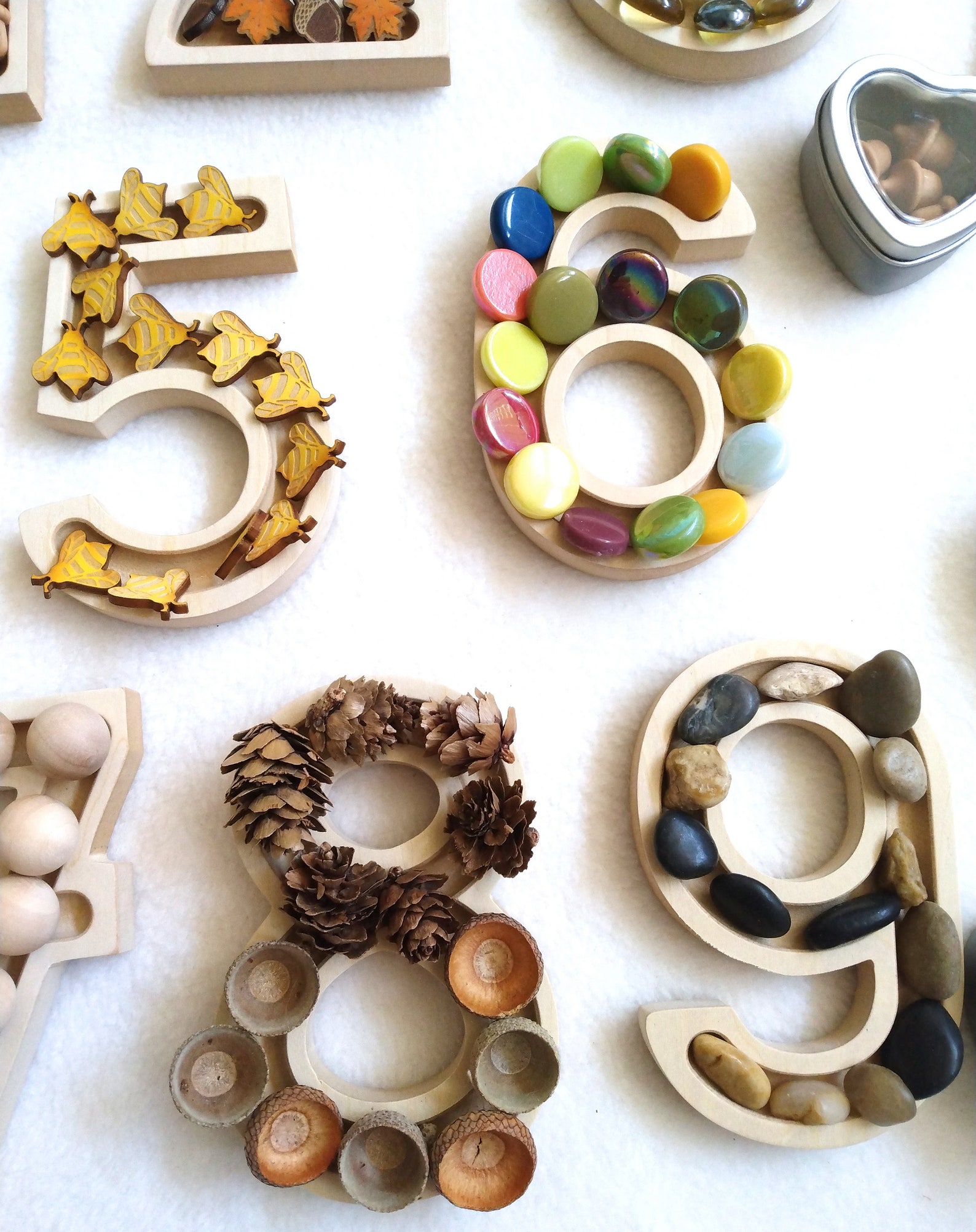Sensory Numbers 0 9 , Lots of Different Materials to Each Number ...
