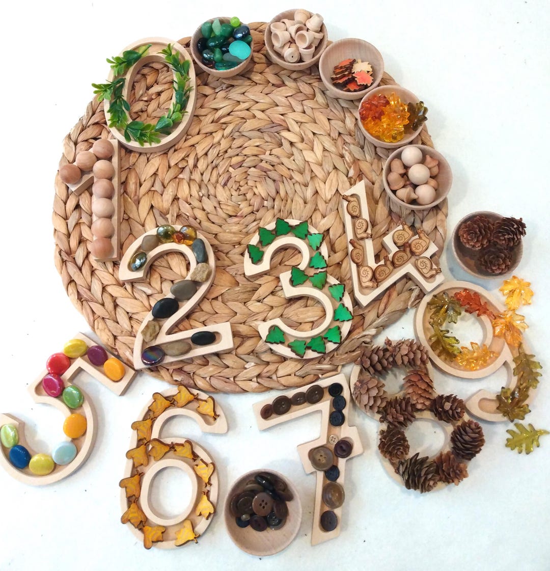 Sensory Numbers 0 9 , Lots of Different Materials to Each Number ...