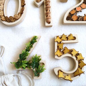 Sensory Numbers 0 9 , Lots of Different Materials to Each Number ...