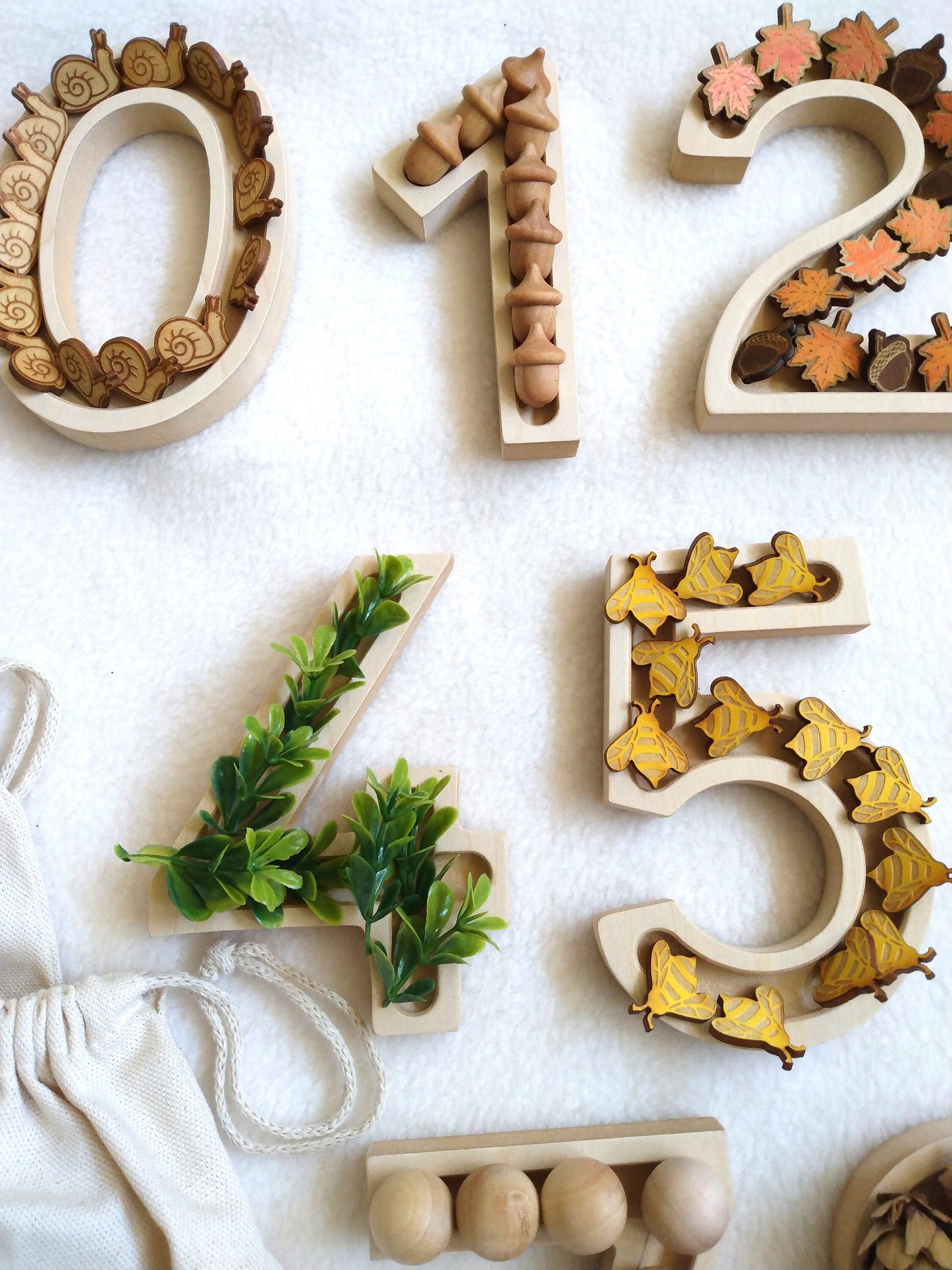 Sensory Numbers 0 9 , Lots of Different Materials to Each Number ...
