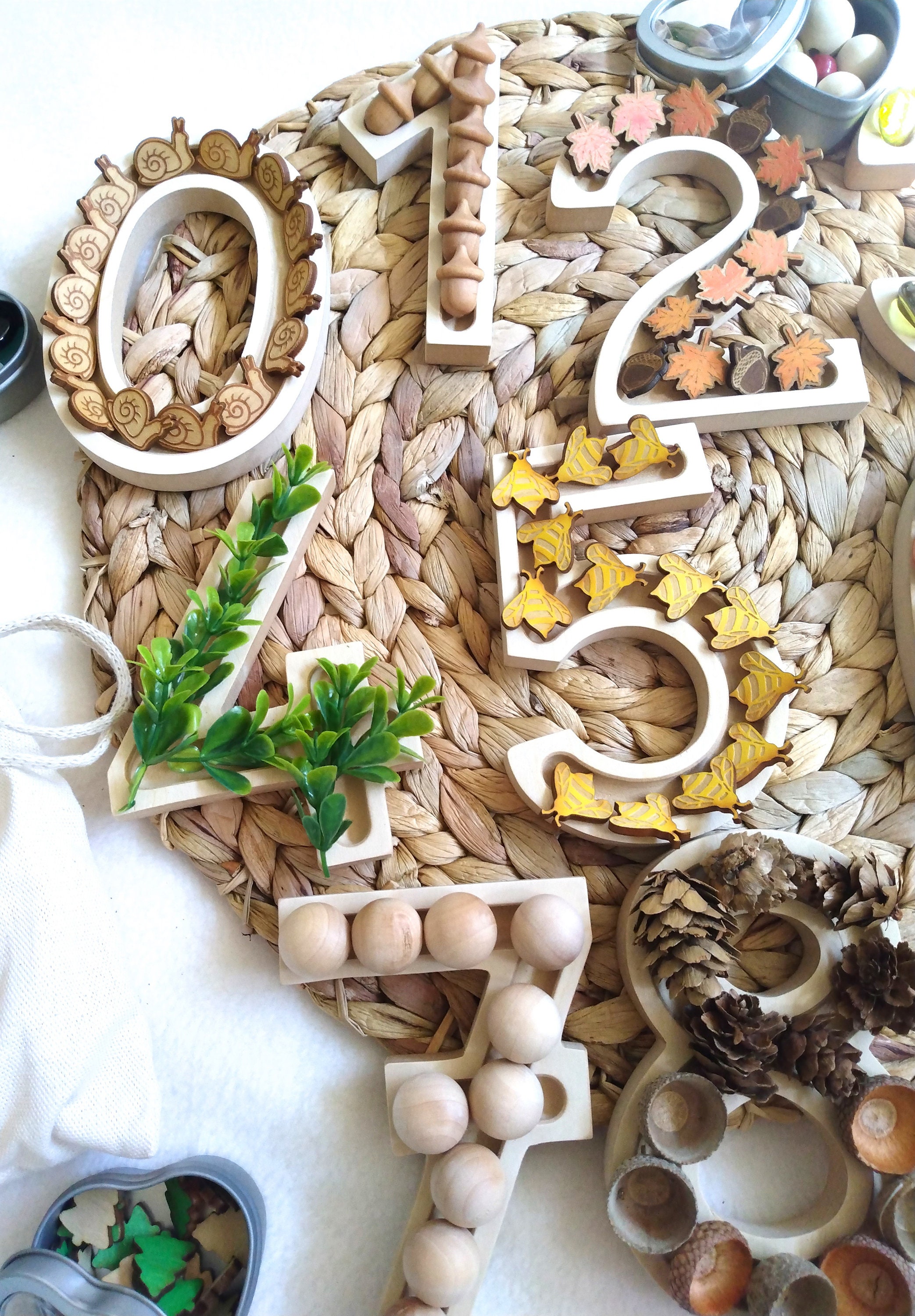 Sensory Numbers 0 9 , Lots of Different Materials to Each Number ...