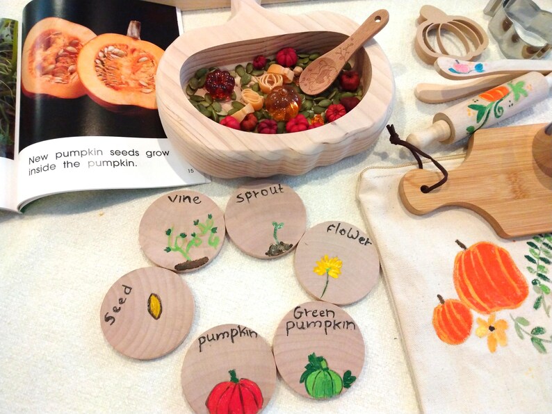 Montessori Pumpkin Spice Fall Season Kit , Fine Motor Skills, Sensory ...