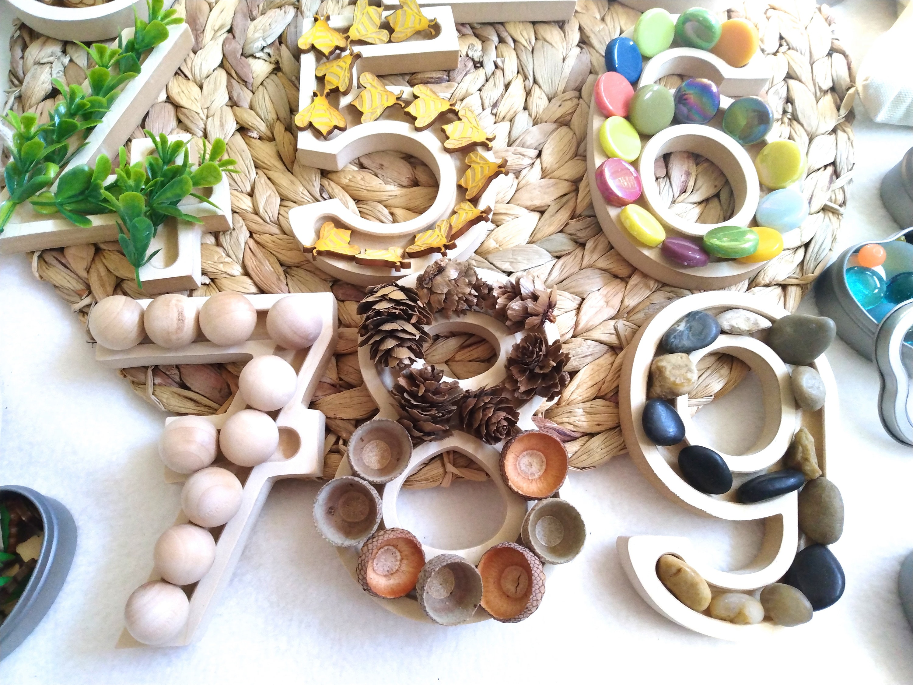 Sensory Numbers 0 9 , Lots of Different Materials to Each Number ...