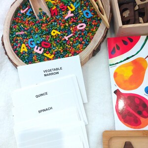 Montessori ABC Uppercas, Lowercase Letters, , Learning Kit , Sensory ...