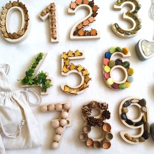 Sensory Numbers 0 9 , Lots of Different Materials to Each Number ...
