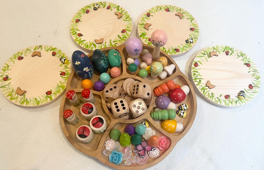 Montessori Spring Season Game , Loose Parts , Counting , Sorting ...