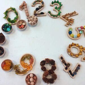 Sensory Numbers 0 9 , Lots of Different Materials to Each Number ...