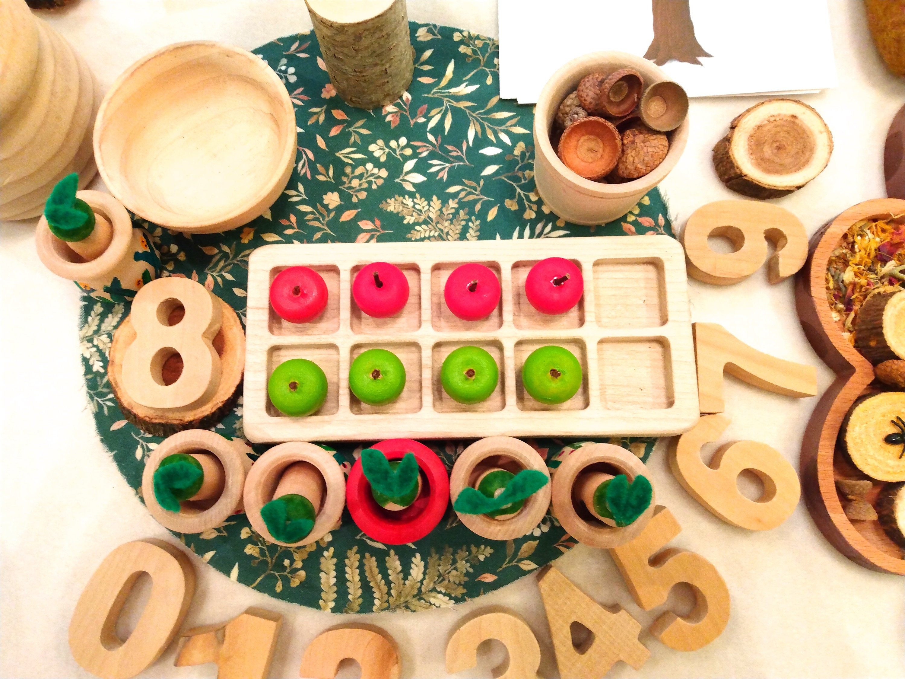 Montessori Tree Educational Kit Sensory Activity Preschool - Etsy