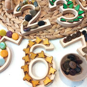 Sensory Numbers 0 9 , Lots of Different Materials to Each Number ...