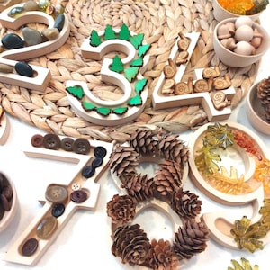 Sensory Numbers 0 9 , Lots of Different Materials to Each Number ...