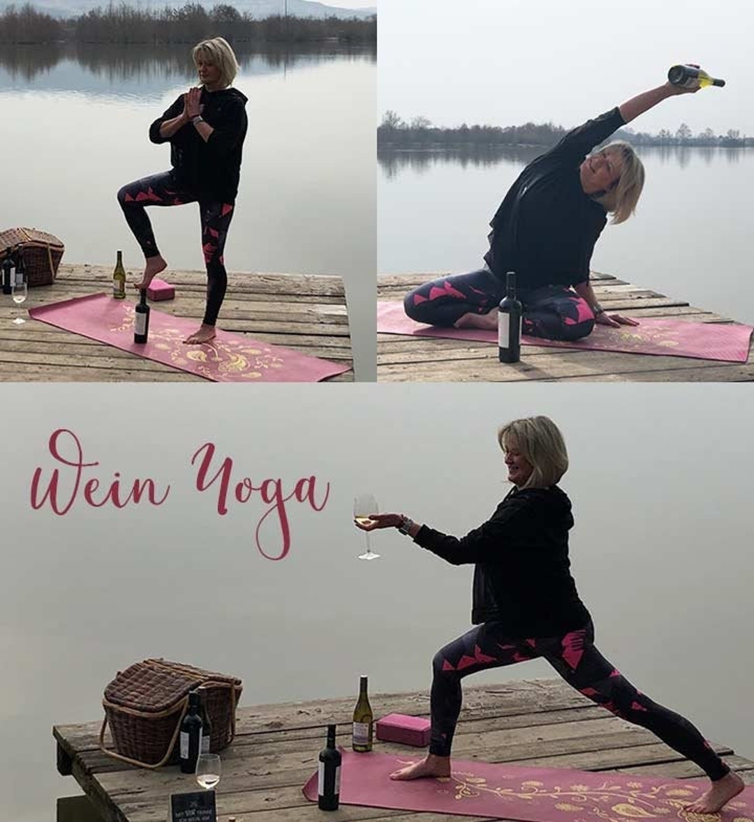Wine Yoga as DOWNLOAD - Yoga Session for Wine Lovers, Workout and Wine ...