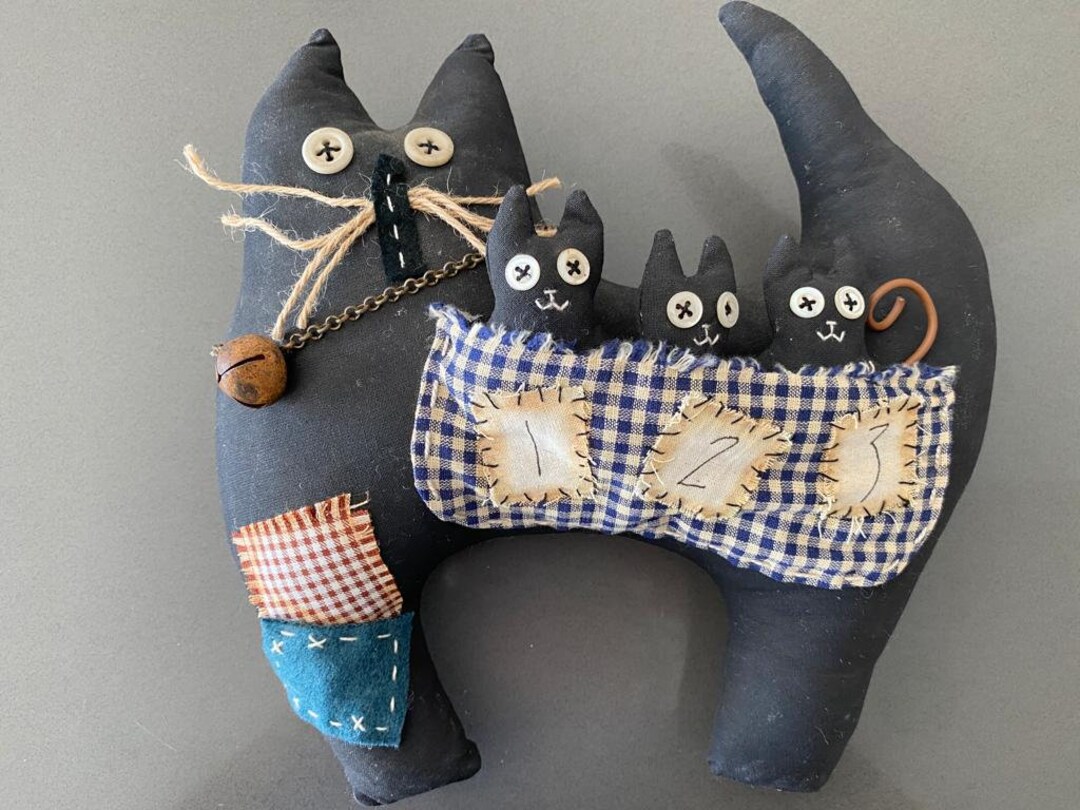 PATTERN PDF Halloween Cat - Etsy