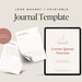 Editable Journal Template, Canva Template, Lead Magnet Email Opt-in ...