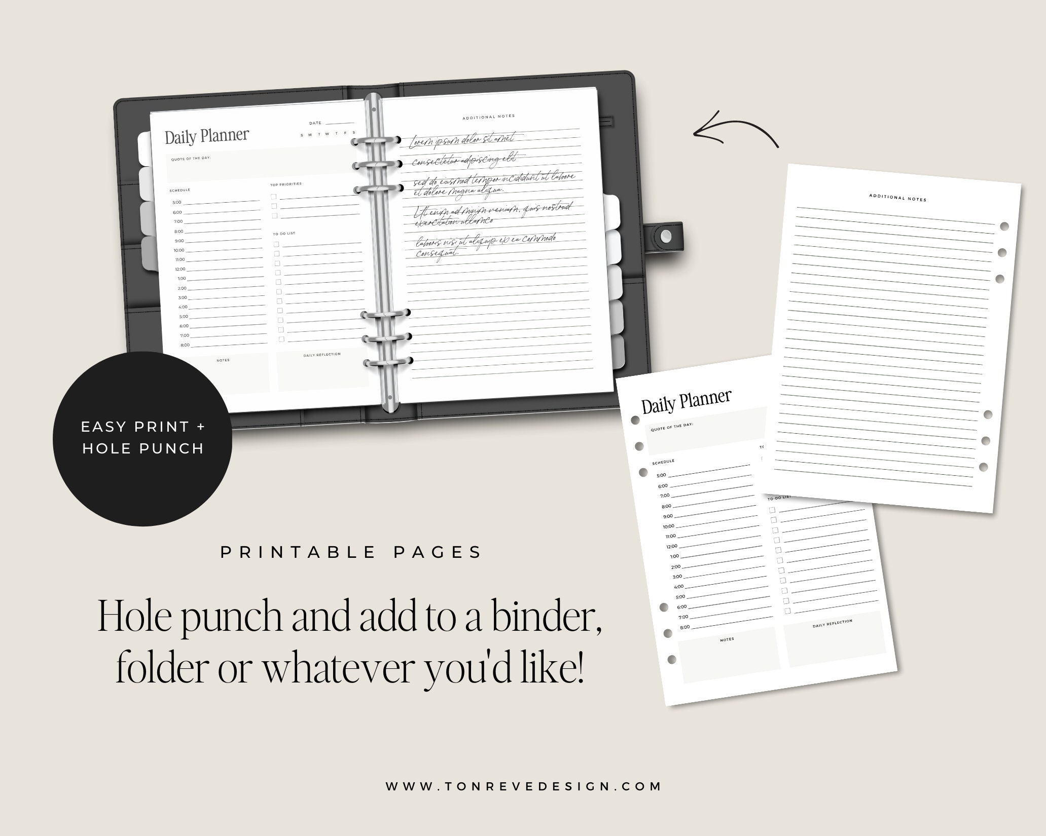 Minimalist Planner, Printable PDF, Goodnotes Digital Planner, Monthly ...