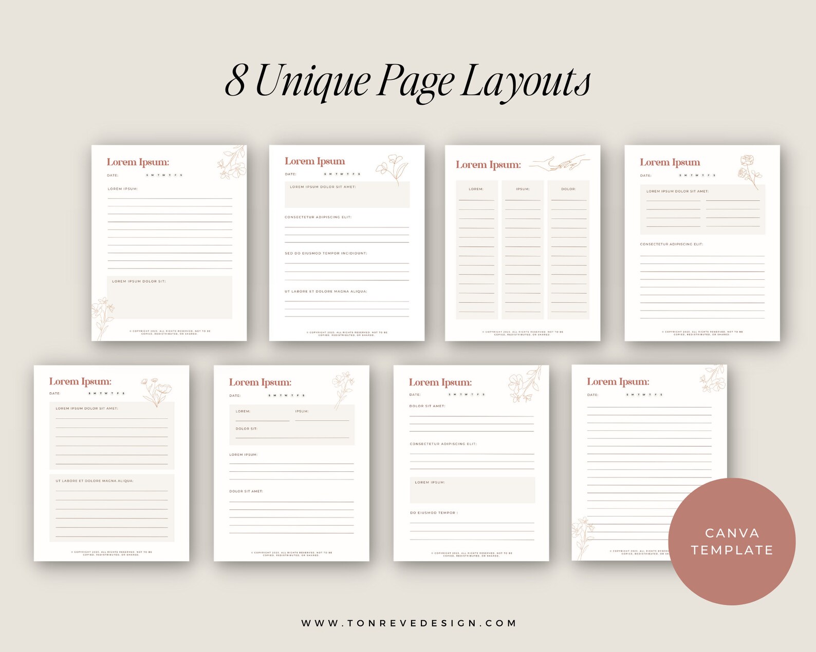 Editable Journal Template, Canva Template, Lead Magnet Email Opt-in ...