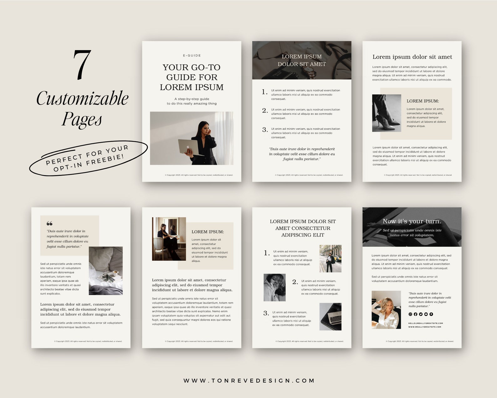 Editable How-to Guide Template, E-book Canva Template, Lead Magnet Opt ...