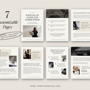 Editable How-to Guide Template, E-book Canva Template, Lead Magnet Opt ...
