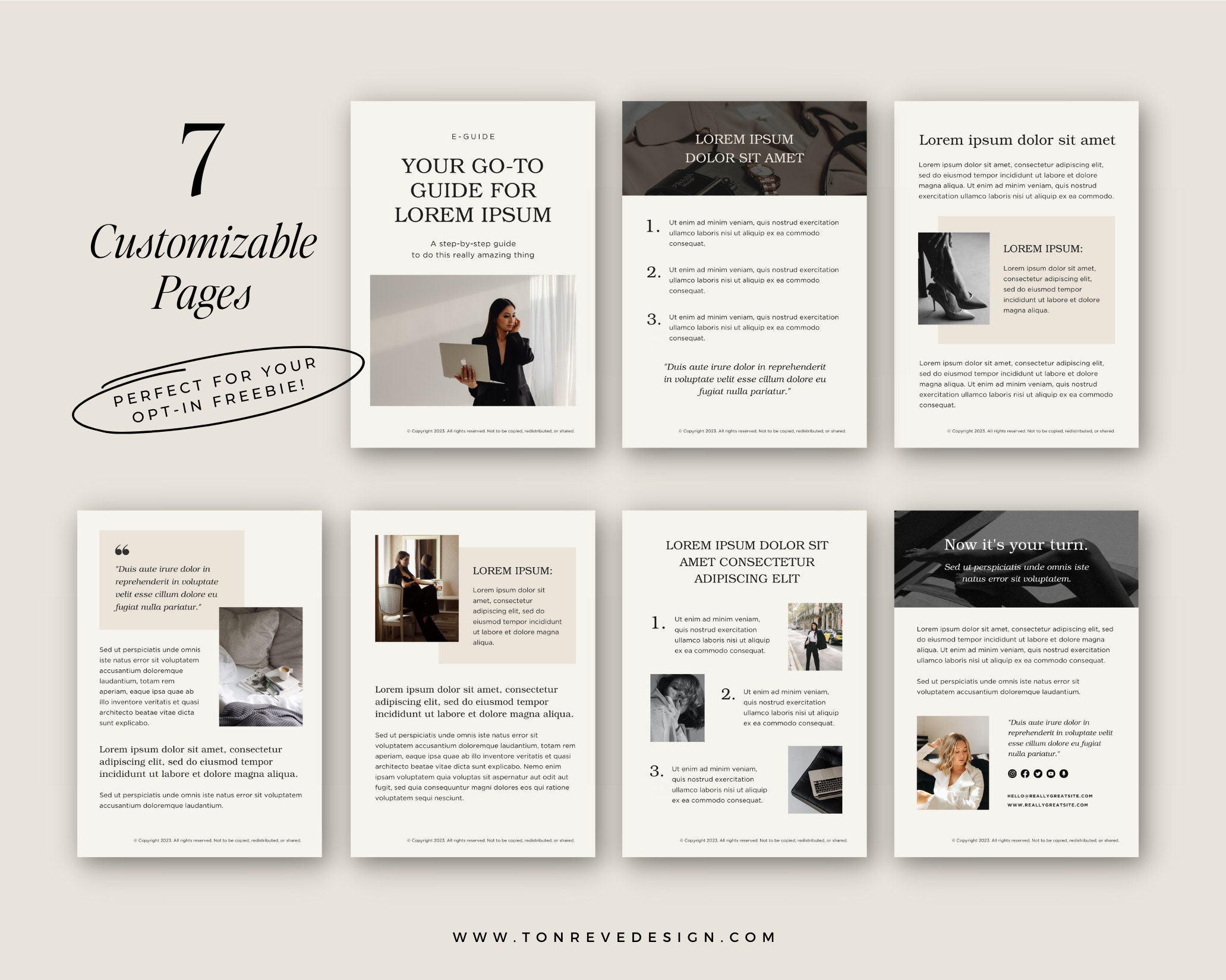 Editable How-to Guide Template, E-book Canva Template, Lead Magnet Opt ...