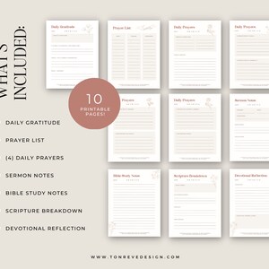 Printable Prayer Journal PDF, Goodnotes Digital Prayer Journal, Bible ...