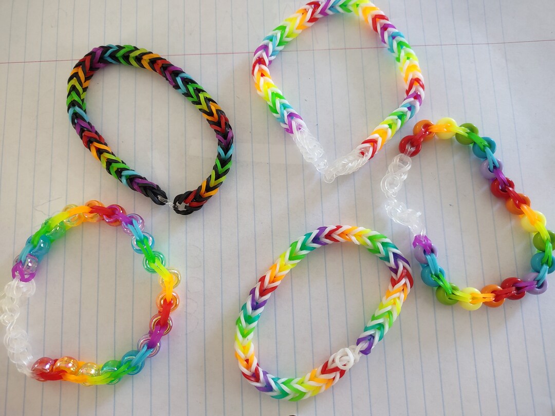 LGBTQ PRIDE Rubberband Bracelets - Etsy