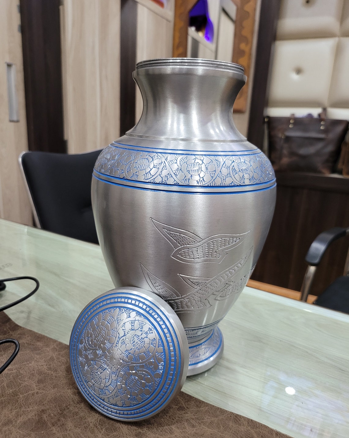 Unique Design Handmade Cremation Urn for Adult Human Ashes - Etsy