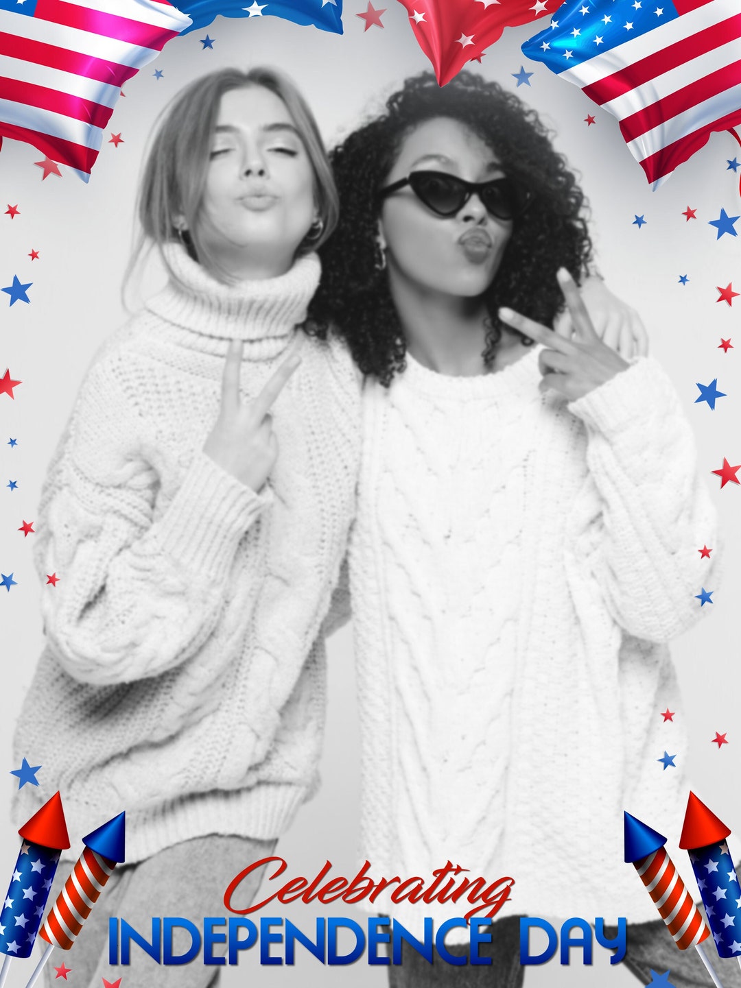 4th of July OVERLAY for Salsa Touchpix Snappic Darkroom Fotozap ...