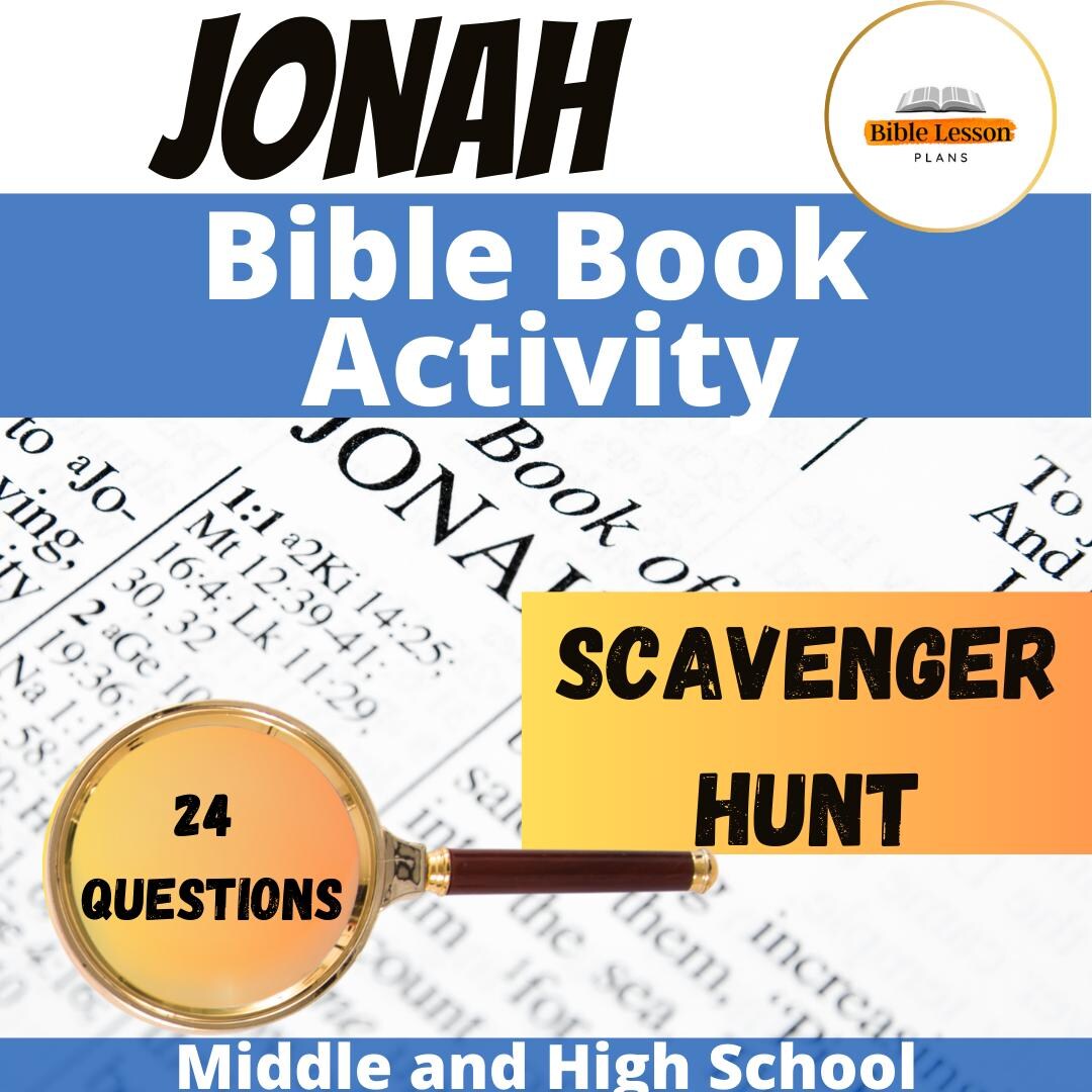 The Book of Jonah, Bible Scavenger Hunt, Book of Jonah Overview, Jonah ...