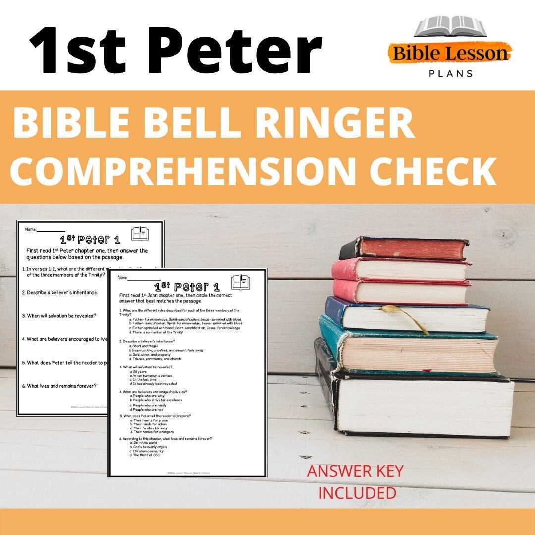 1st Peter Bible Questions, Sunday School Teacher, Sunday School Lesson ...