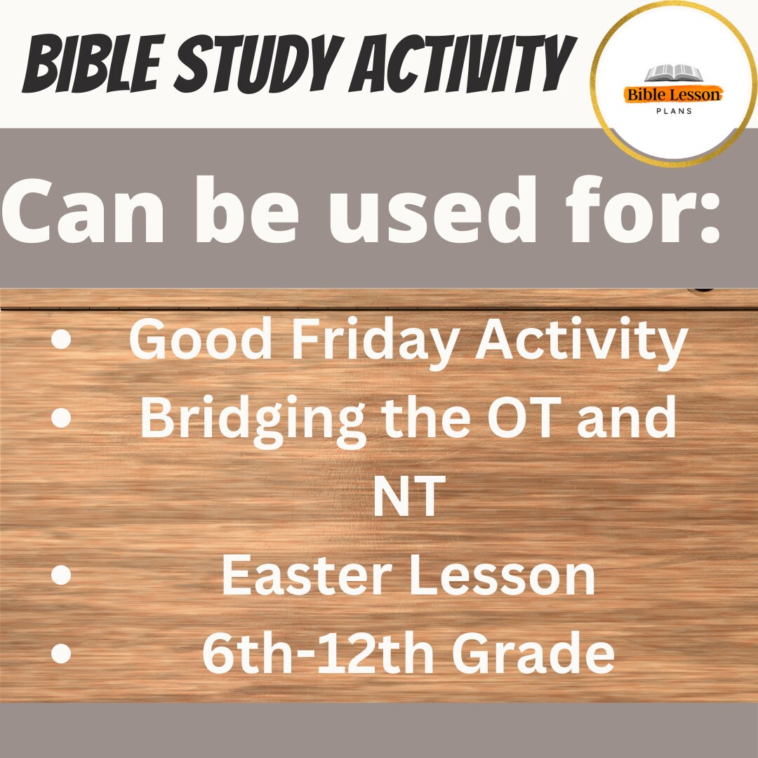 Prophecies of Jesus, Jesus Death, Good Friday Activity, Easter Activity ...