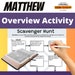 The Gospel of Matthew Activity, the Book of Matthew Activity, Bible ...