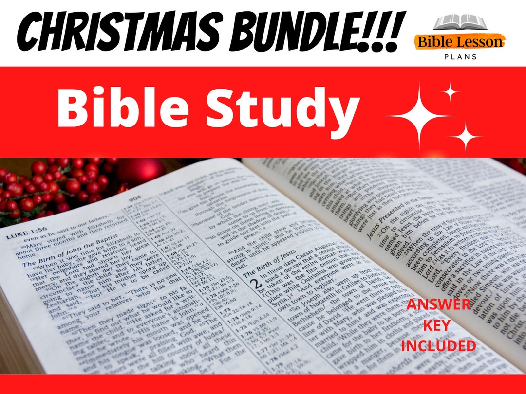 Christmas Bible Study: Nativity Story Activities (digital Download) - Etsy