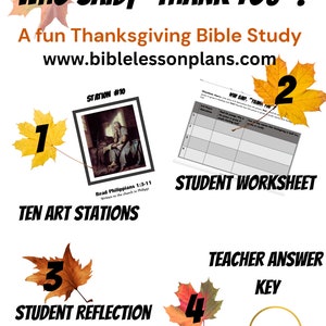 Thanksgiving Bible, Teen Bible Study, Bible Activity, Sunday School ...