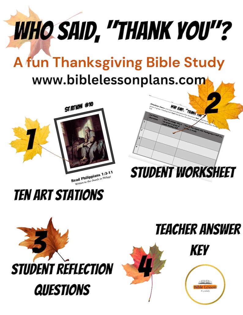 Thanksgiving Bible, Teen Bible Study, Bible Activity, Sunday School ...