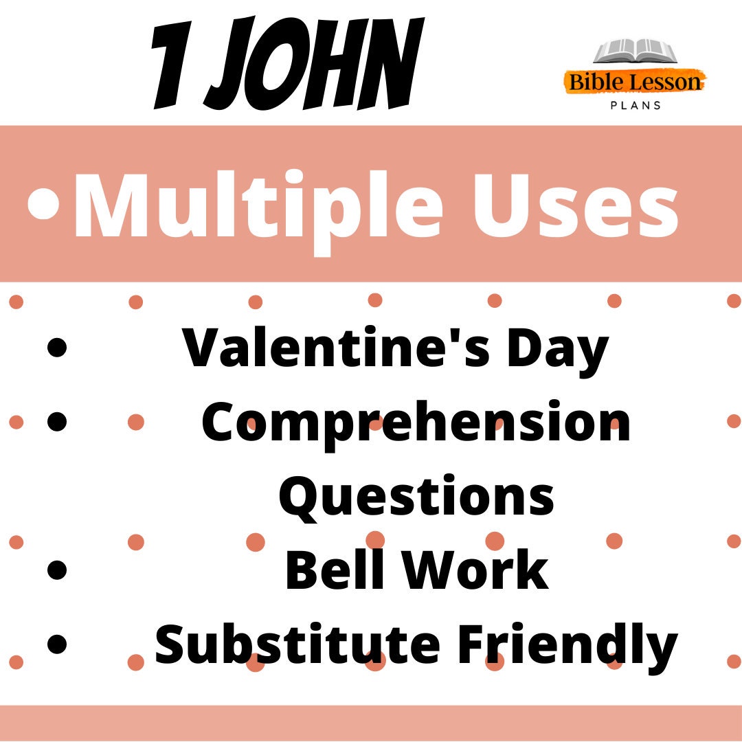 1 John Bible Study Questions and Answers, 1st John, Bible Study Guide ...