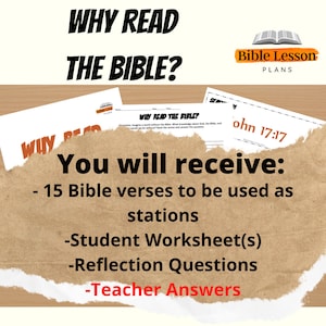 Back to School Bible Class Bundle: Printable Activities (PDF) - Etsy