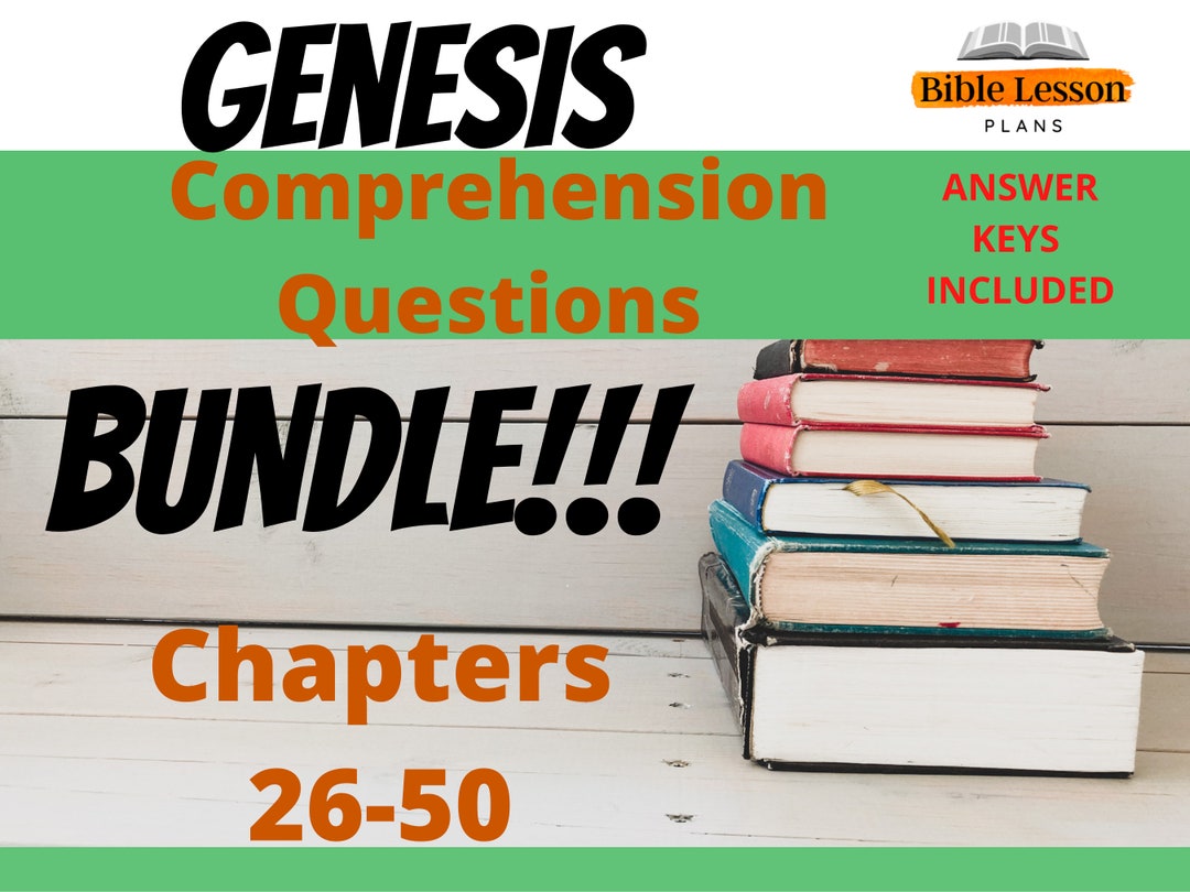 Genesis Bible Study Guide: Middle & High School Comprehension (PDF ...