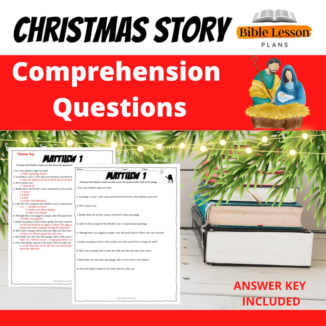 Christmas Bible Study: Nativity Story Activities (digital Download) - Etsy