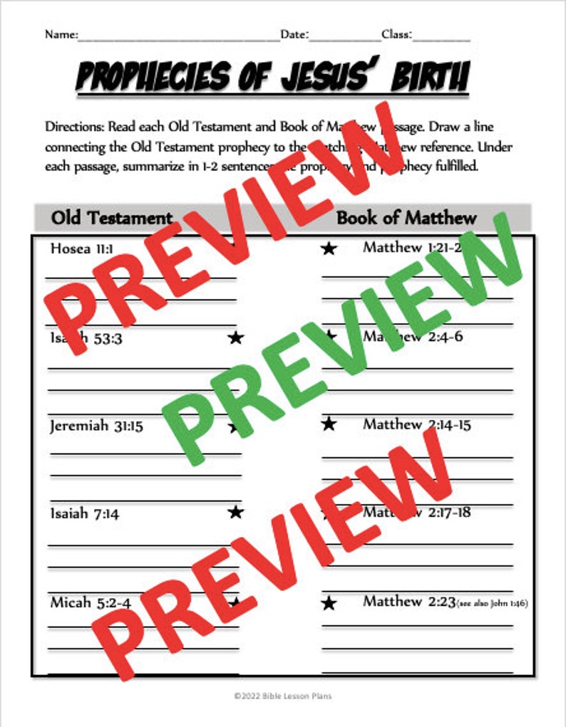 Christmas Bible Study: Nativity Story Activities (digital Download) - Etsy