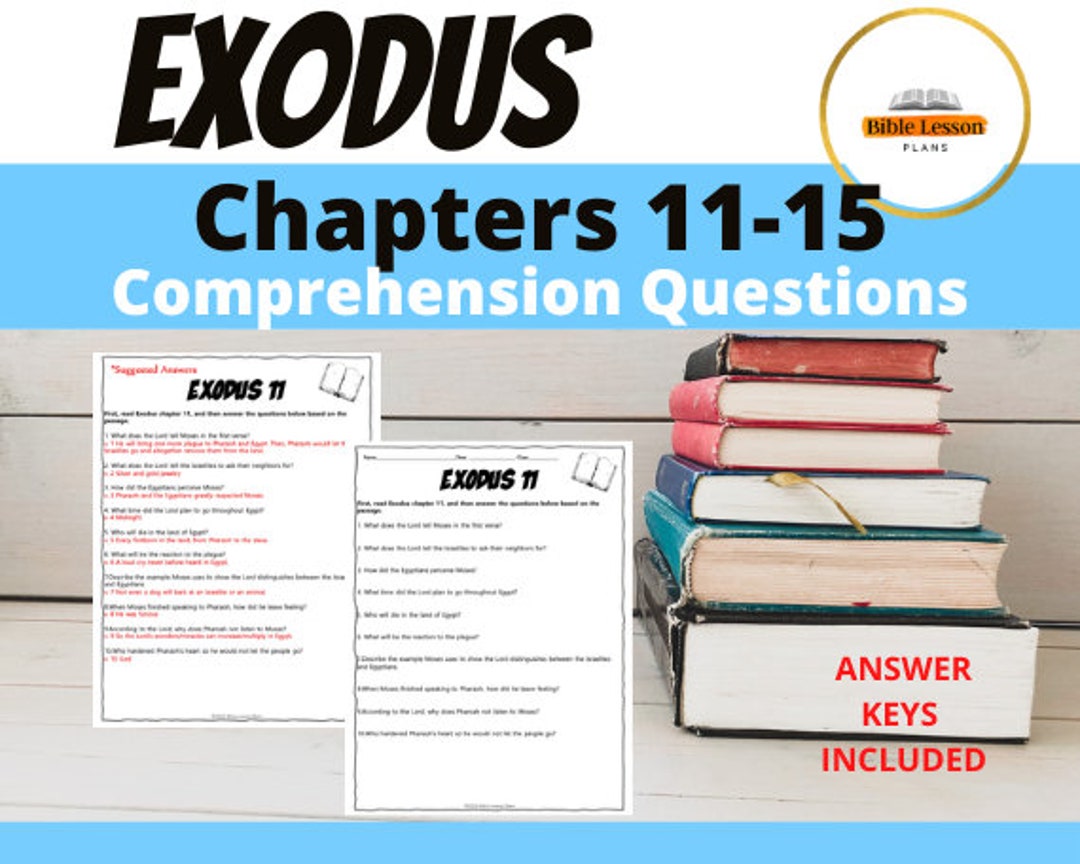 Exodus Bible Study, Exodus Printable, Exodus Passover Study, Exodus ...