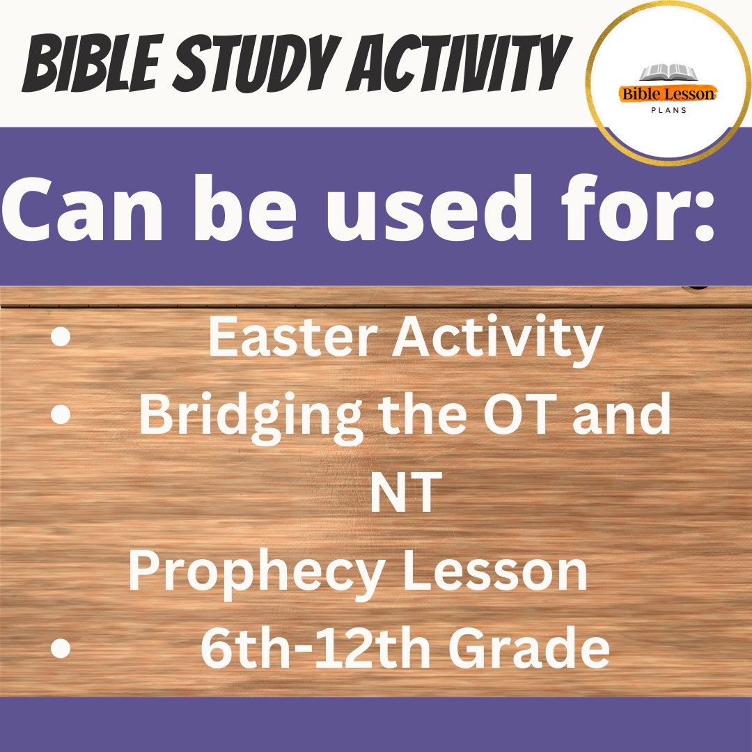 Prophecies for Jesus Resurrection, Jesus Resurrection, Easter Activity ...