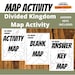 Divided Kingdom Map Activity: Bible Study, Homeschool (PDF Pattern) - Etsy