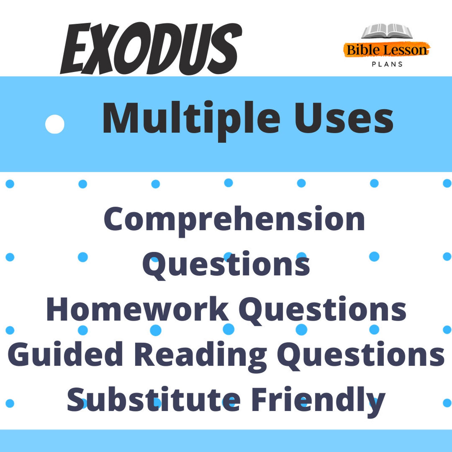 Exodus Bible Study, Exodus Printable, Exodus Passover Study, Exodus ...